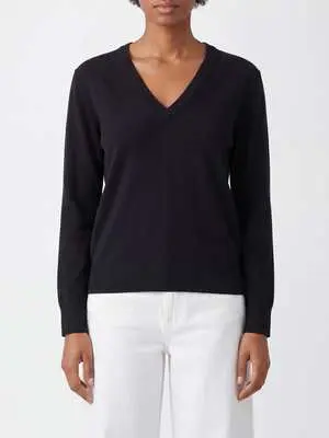 Vince V-neck Cotton-blend Jumper With Long Sleeves