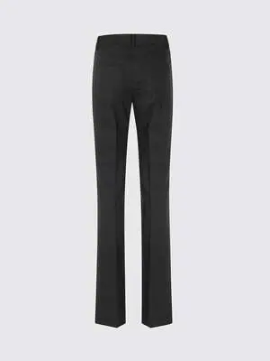 SEMICOUTURE Lined Fleece Wool 5-pocket Slim Fit Trousers