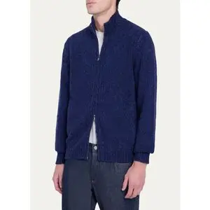 Fioroni Pure Cashmere Full-zip Cardigan
