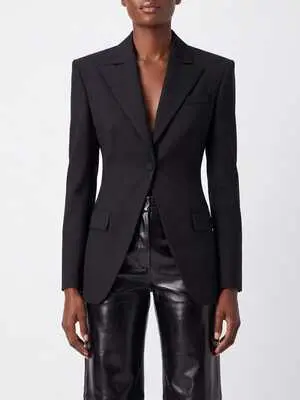 Giuseppe Di Morabito Single-breasted Cropped Blazer In Virgin Wool With Peak Lapels