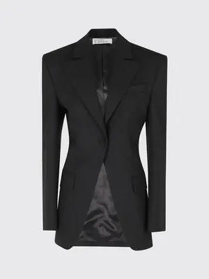 Giuseppe Di Morabito Single-breasted Cropped Blazer In Virgin Wool With Peak Lapels