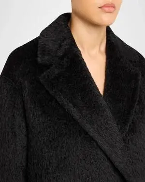 Max Mara Fuzzy Double-breasted Coat