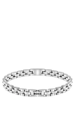 BOSS Stainless-steel Cuff With Double B Monogram