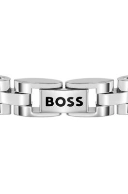 BOSS Stainless-steel Cuff With Double B Monogram