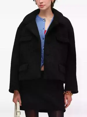 Marc Jacobs Bouclé Button-up Jacket - Black