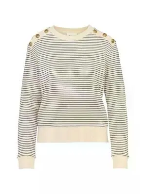 Maison123 Talia Horizontal-stripe Long Sleeve T-shirt