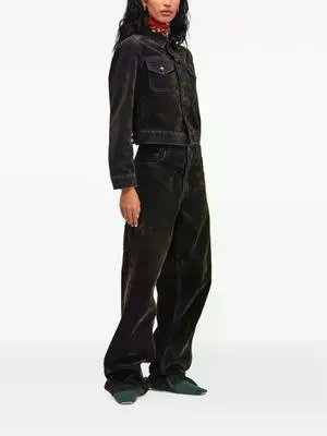 Marc Jacobs Velvet Denim Wide-leg Trousers