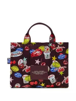 Marc Jacobs The Tote Bag Graphic-print Tote Bag - Brown