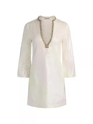 Alice + Olivia Eleonora Sequin-embellished Mini Dress