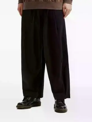 Needles Pleated Wide-leg Trousers