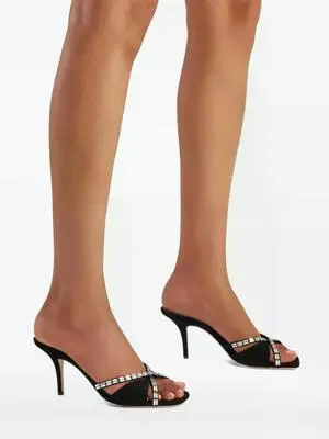 MALONE SOULIERS Penn Crystal-embellished Sandals