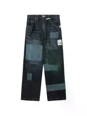 Mihara Yasuhiro Patchwork Jeans - Blue