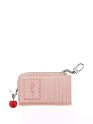 Marc Jacobs The Wallet Cherry-print Leather Wallet - Pink