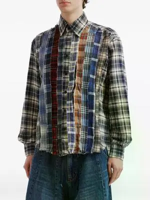 Needles Patchwork Check Shirt