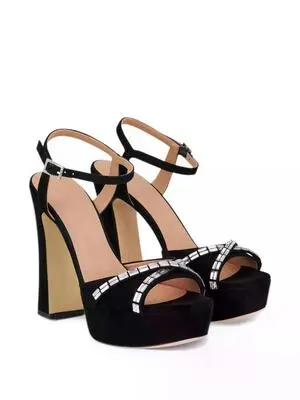MALONE SOULIERS Keaton Crystal-embellished Platform Sandals