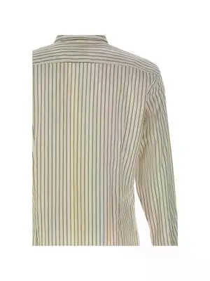 BOSS Vertical-stripe Slim-fit Shirt - Neutrals