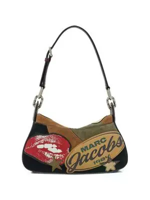 Marc Jacobs Patchwork Suede Shoulder Bag