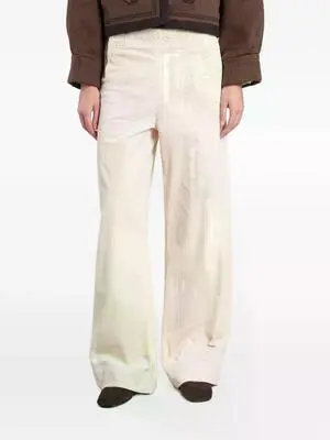 Antik Batik Anatole Lace-up Corduroy Trousers - Neutrals