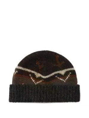 Zegna Beanie Hat - Brown