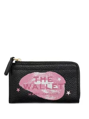 Marc Jacobs The Wallet Pebbled Leather Wallet - Black