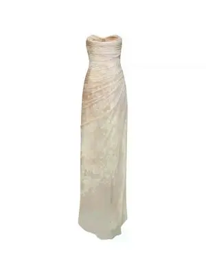 Ermanno Scervino Lace-embroidered Maxi Dress