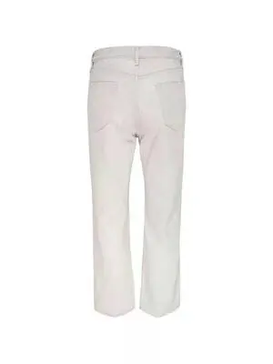 Auralee Faded-effect Straight-leg Jeans - Grey