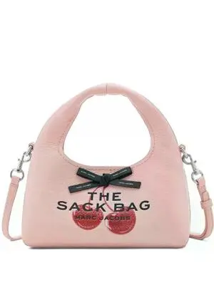Marc Jacobs The Sack Bag Cherry-print Leather Crossbody Bag - Pink