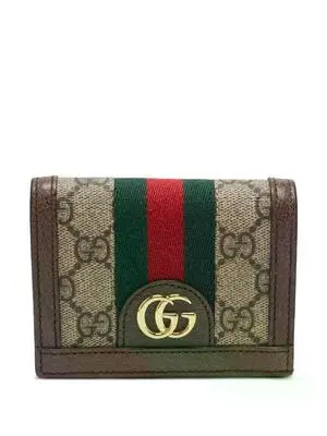 Gucci Ophidia Bifold Wallet - Neutrals