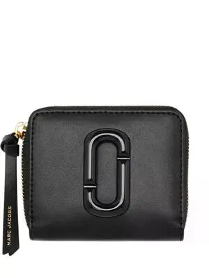 Marc Jacobs J Marc Logo-plaque Wallet - Black