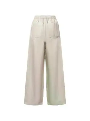 THE FRANKIE SHOP Oakdale Faux-leather Track Pants Ecru - Neutrals