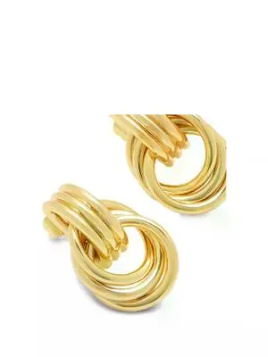 Anni Lu Triplet Earrings - Gold