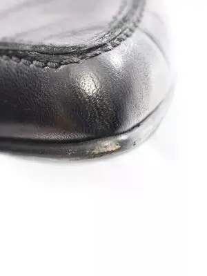 Hermès 2000s H-logo Kitten-heel Loafers