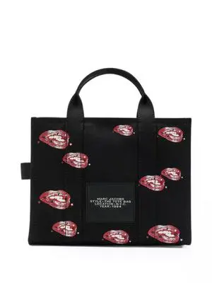Marc Jacobs Medium The Tote Lips-print Bag