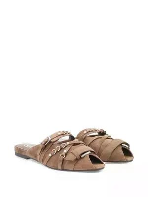 Ash Brigit Suede Sandal - Brown