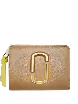 Marc Jacobs The Snapshot Mini Compact Wallet - Brown