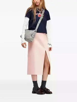 Marc Jacobs Suede Carabiner Shoulder Bag