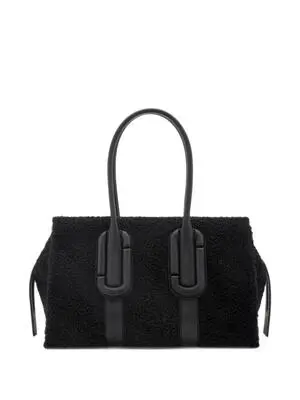 Marc Jacobs City Teddy-texture Tote Bag - Black