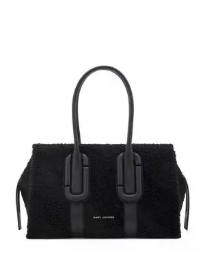 Marc Jacobs City Teddy-texture Tote Bag - Black