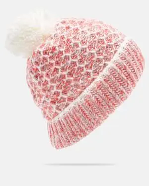 Volcom Frosty Top Beanie - Bright Cherry
