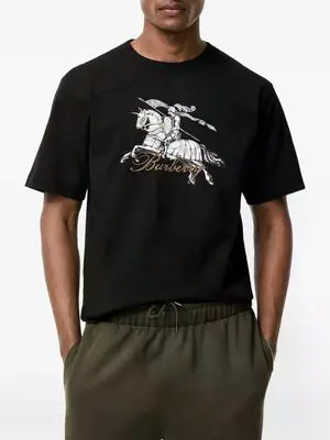 Burberry Etched Knight Cotton T-shirt
