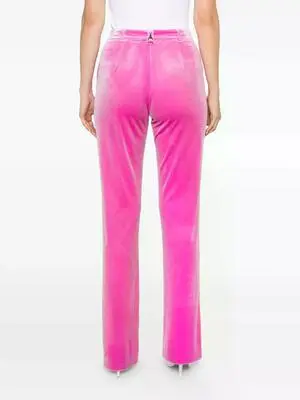 Patrizia Pepe Straight-leg Velvet Trousers