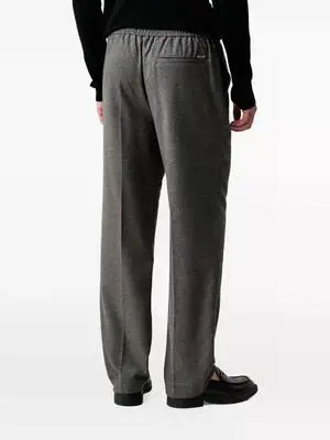 Guess Alton Elasticated-waistband Pressed-crease Trousers