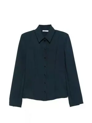 Patrizia Pepe Structured Buttoned Shirt - Blue