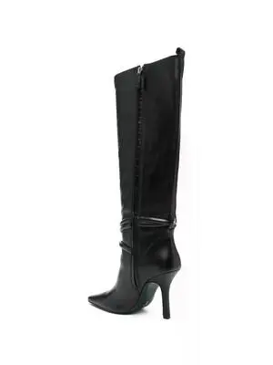 Patrizia Pepe Buckle-strap Knee-high Boots