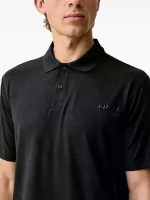 Guess Thor Logo-plaque Polo Shirt - Black
