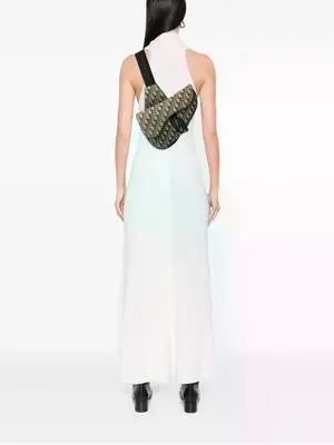 Dior 2022 Oblique Canvas Saddle Crossbody Bag