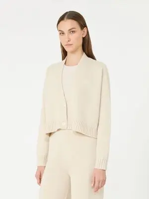 Max Mara Wool And Cashmere Boxy Cardigan