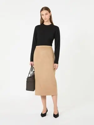 Max Mara Cashmere Yarn Crew-neck Sweater