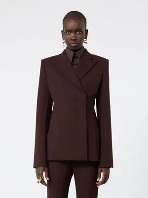 Max Mara Stretch Wool Tailored Jacket