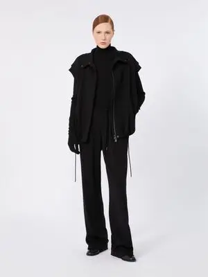 Max Mara Wool Jersey Polo-neck Sweater